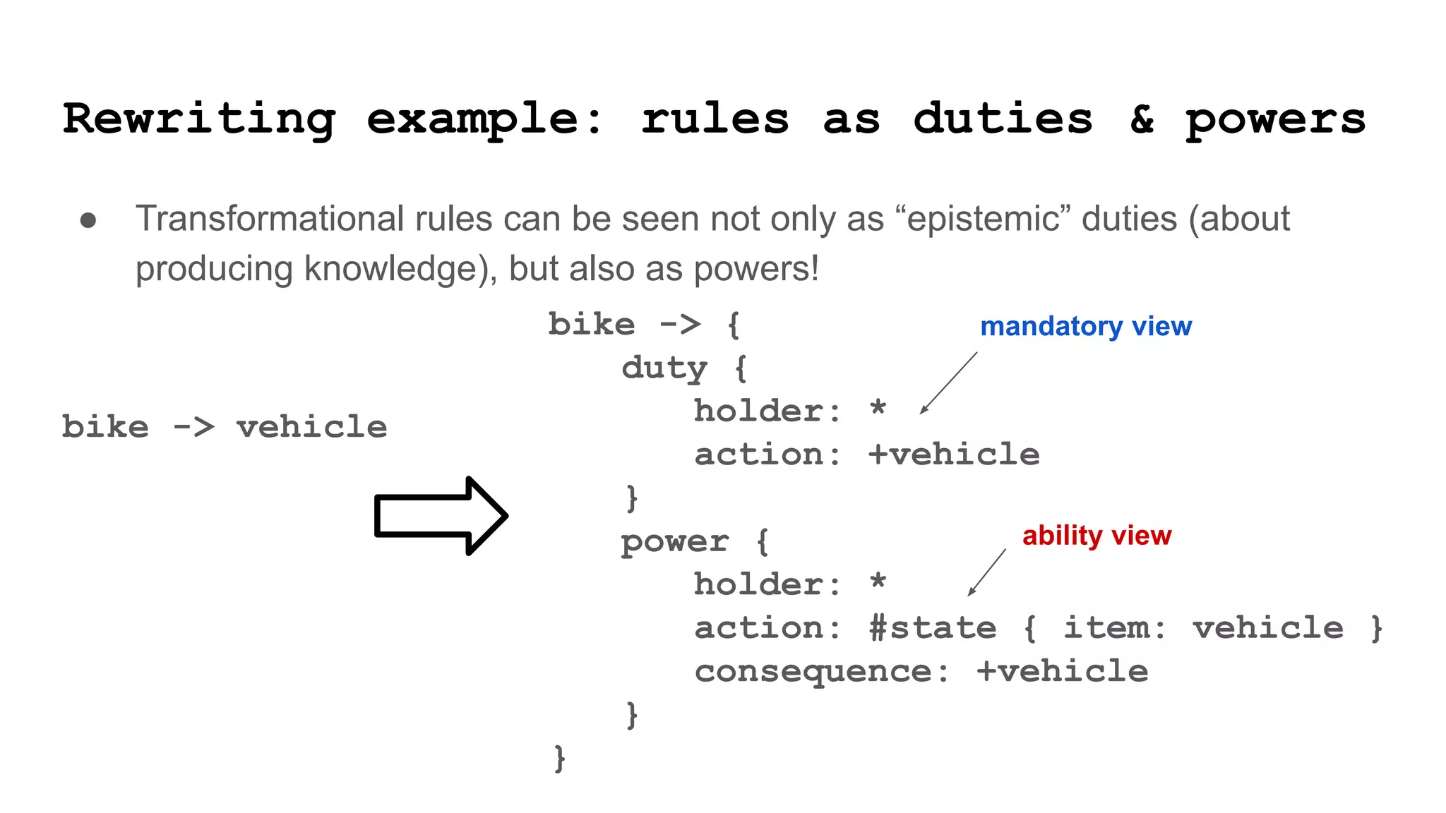 DPCL: a Language Template for Normative Specifications | PPT