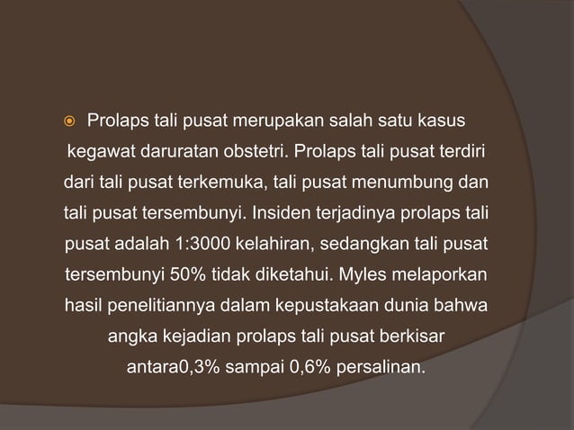Prolaps | PPT