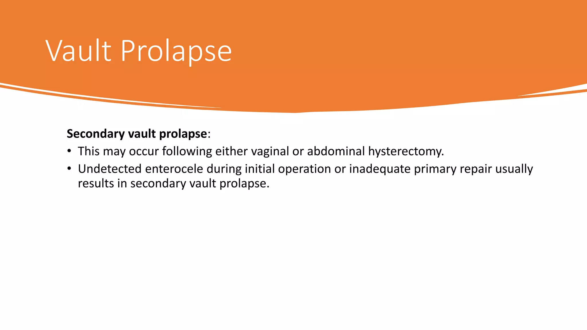 Prolapse | PPTX