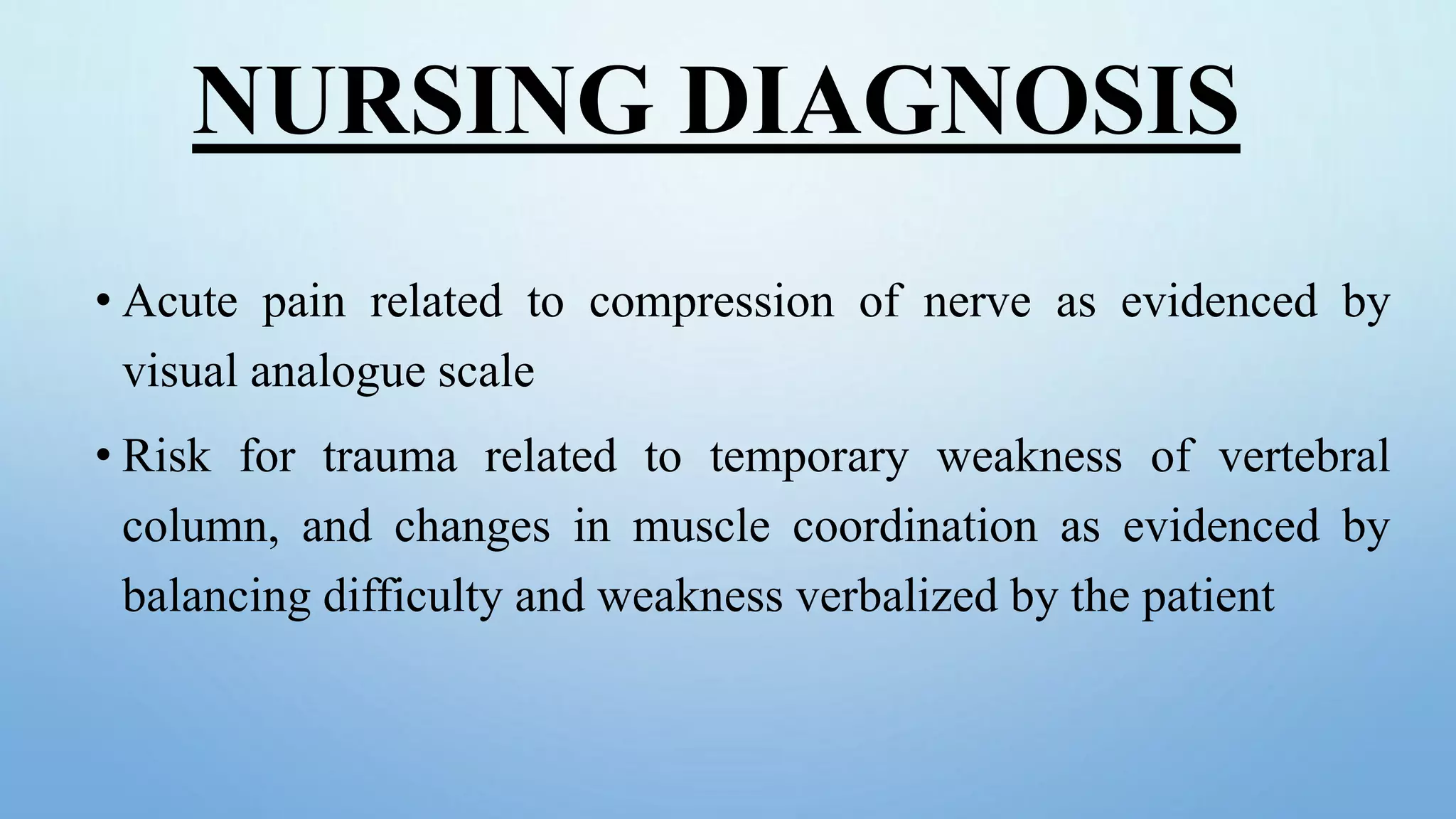 Prolapsed intervertebral disc ppt slideshare | PPTX