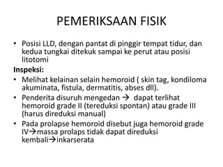 Prolaps hemoroid | PPTX