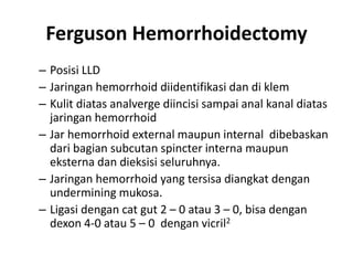 Prolaps hemoroid | PPTX