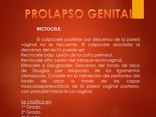 Prolapso genital harold y manuel. | PPTX
