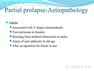 Prolapsse of Rectum | PPT