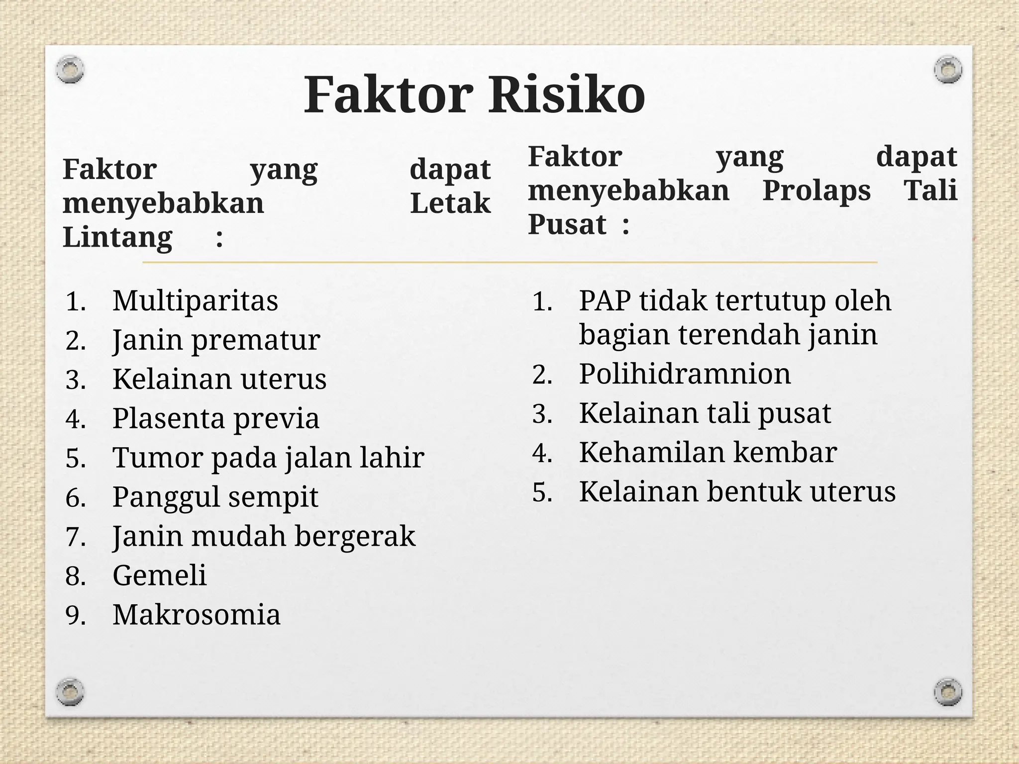 Case prolaps tali pusat, anatom8, fisiologi, patofisiologi | PDF