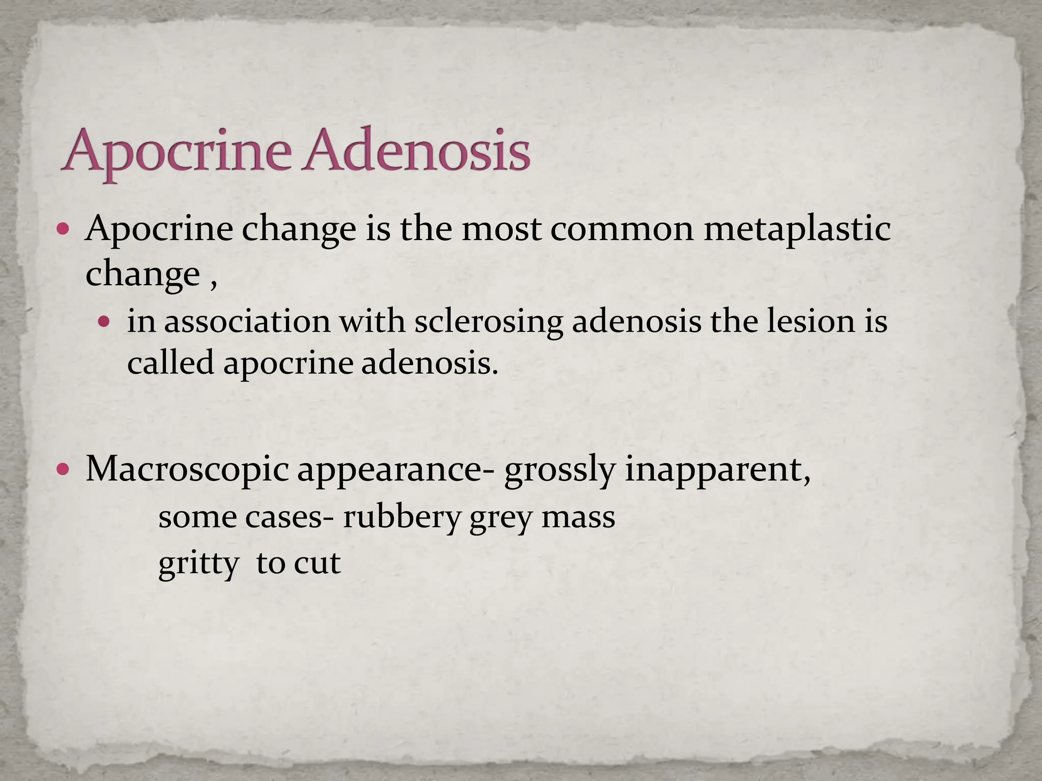 An approach to proliferative disease of breast .pptx