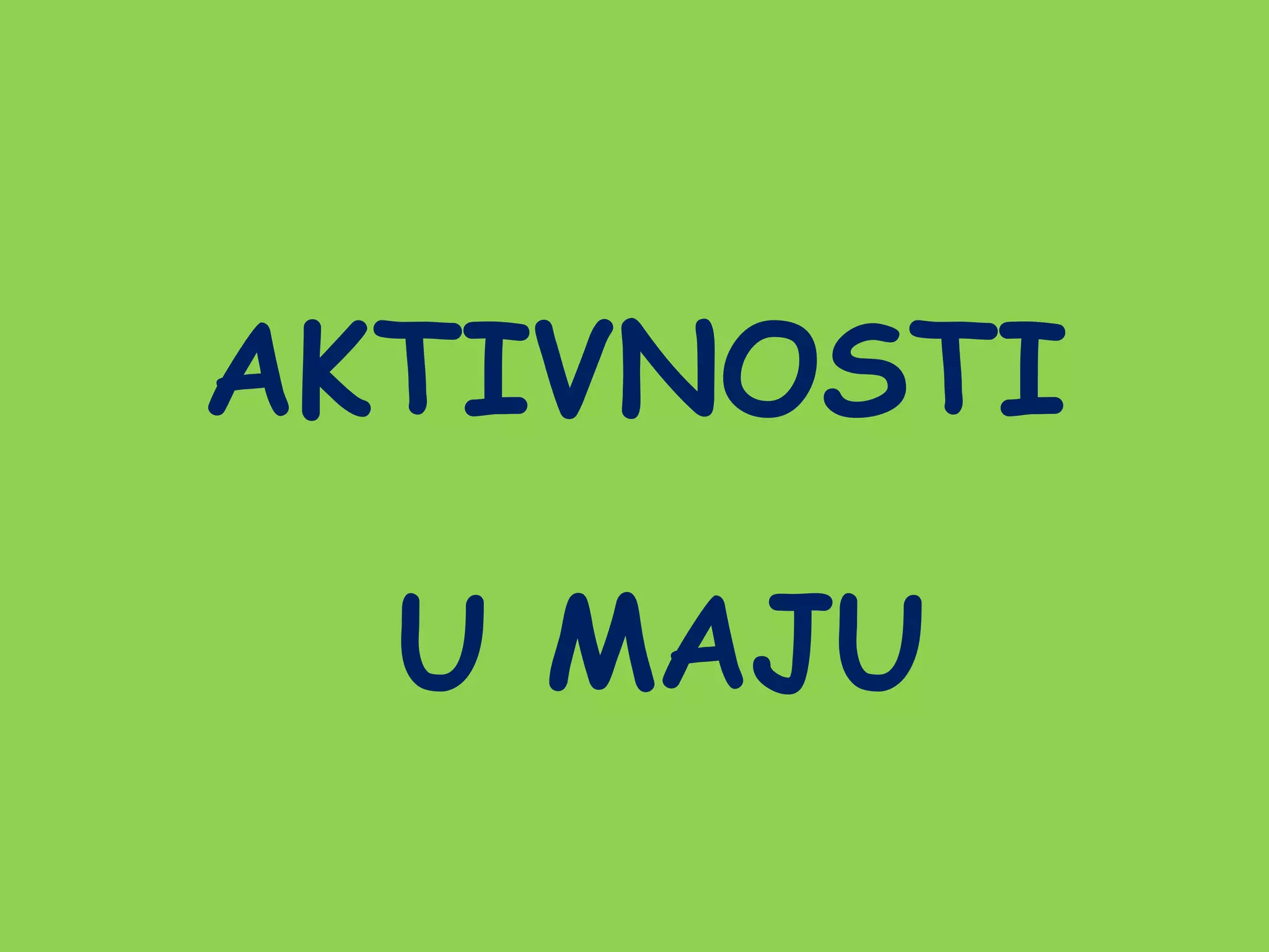 Prolece iz naseg ugla zavrsna prezentacija | PPTX