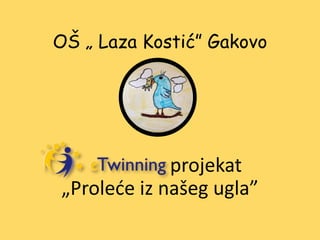 Prolece iz naseg ugla zavrsna prezentacija | PPT