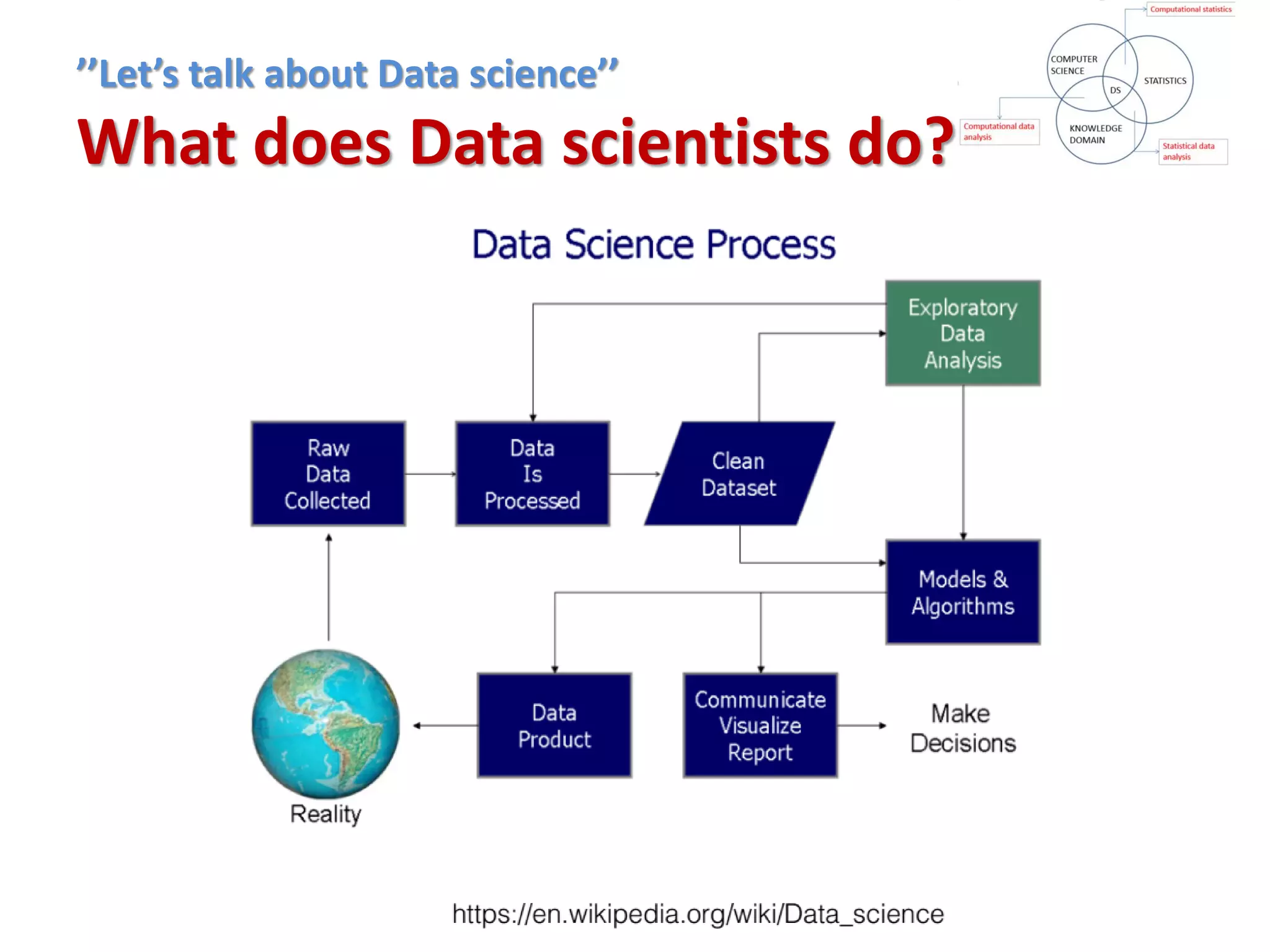Let's talk about Data Science | PDF
