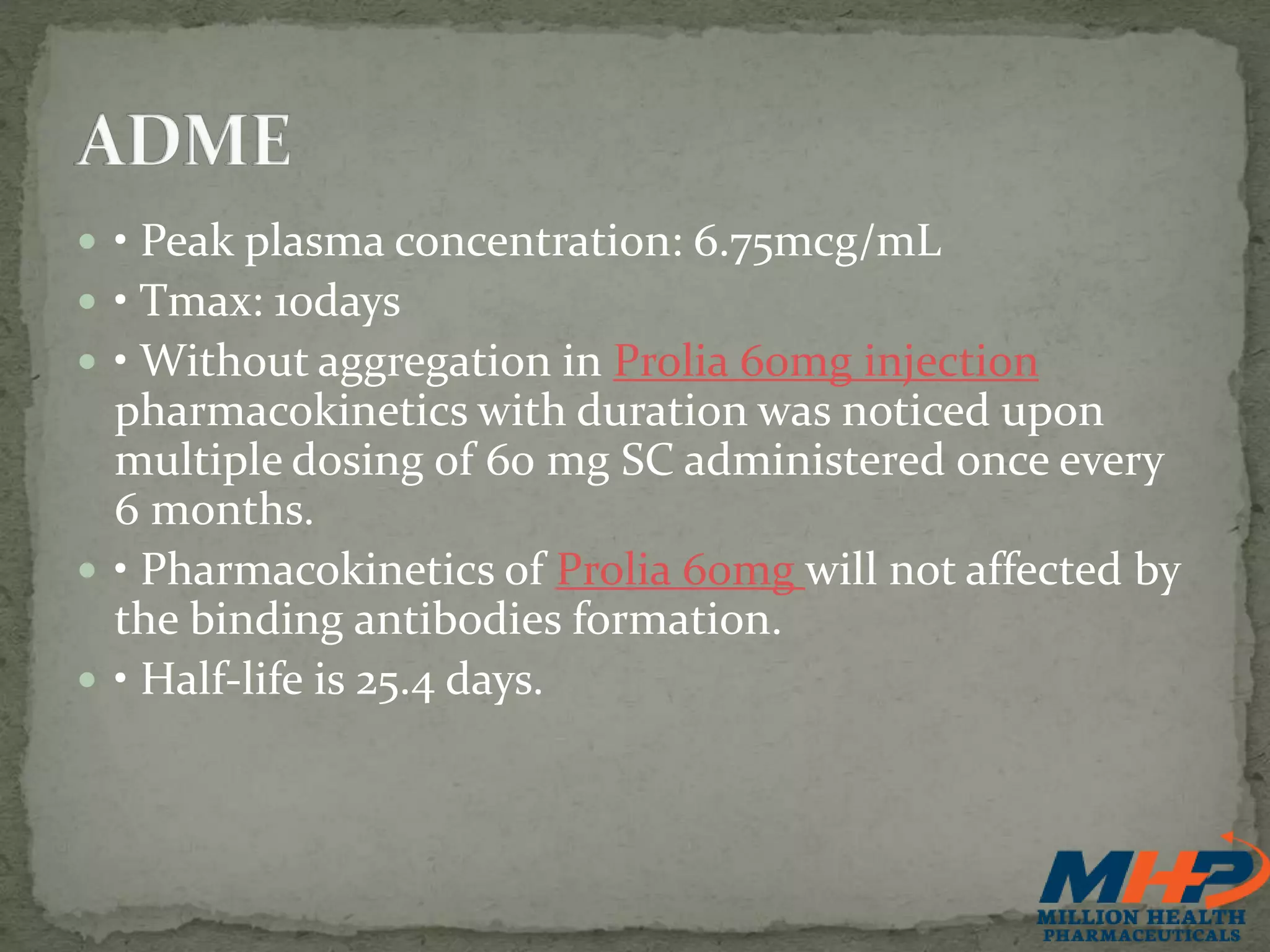 Prolia 60mg injection | PPTX
