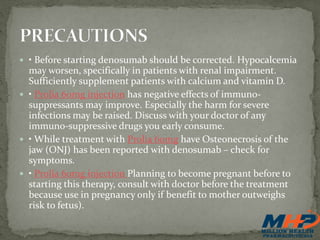 Prolia 60mg injection | PPTX
