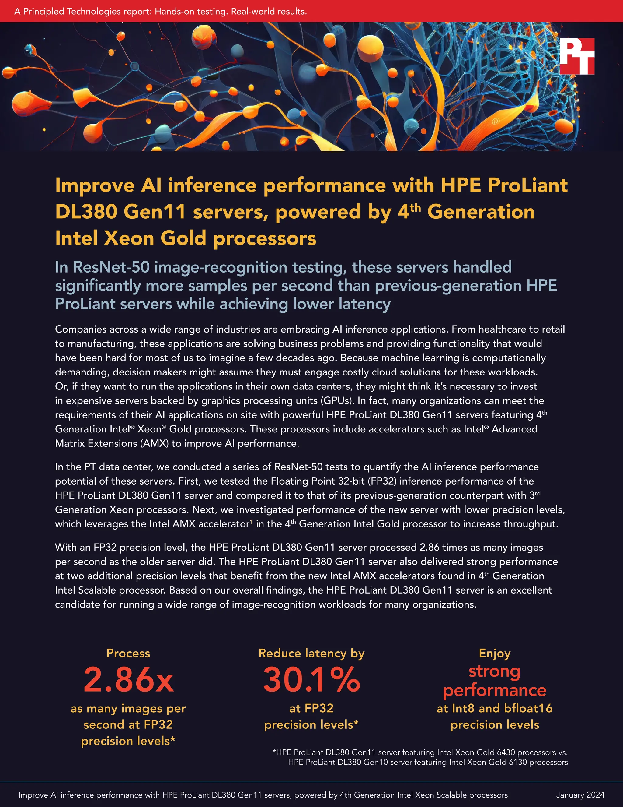 Improve AI inference performance with HPE ProLiant DL380 Gen11 servers ...
