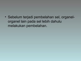 Proliferasi (modul sel dan genetika) | PPT
