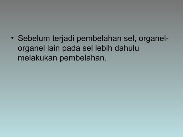 Proliferasi (modul sel dan genetika) | PPT
