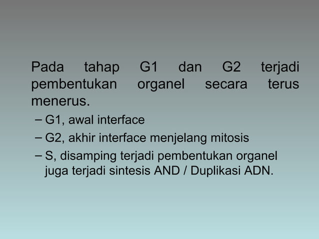 Proliferasi (modul sel dan genetika) | PPT