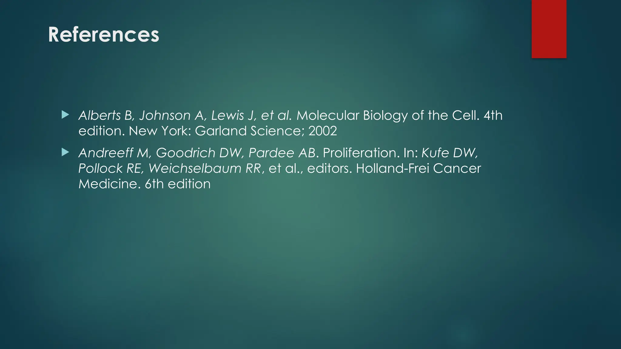 proliferating cells of cancer biology ppt | PPT