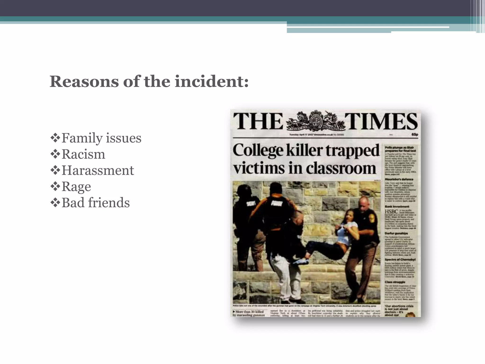 Proliferation of weapons in schools | PPT