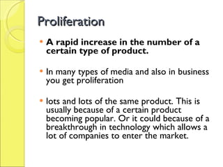 Proliferation video games | PPT