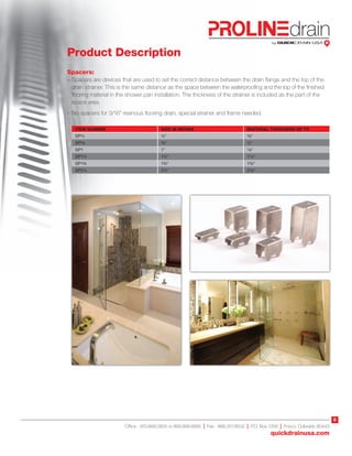 QUICKDRAIN Brochure | PDF