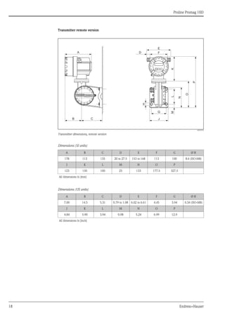 Electromagnetic flowmeter - Proline promag 10D | PDF | Technology ...