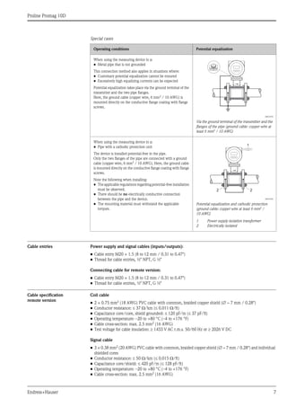 Electromagnetic flowmeter - Proline promag 10D | PDF | Technology ...