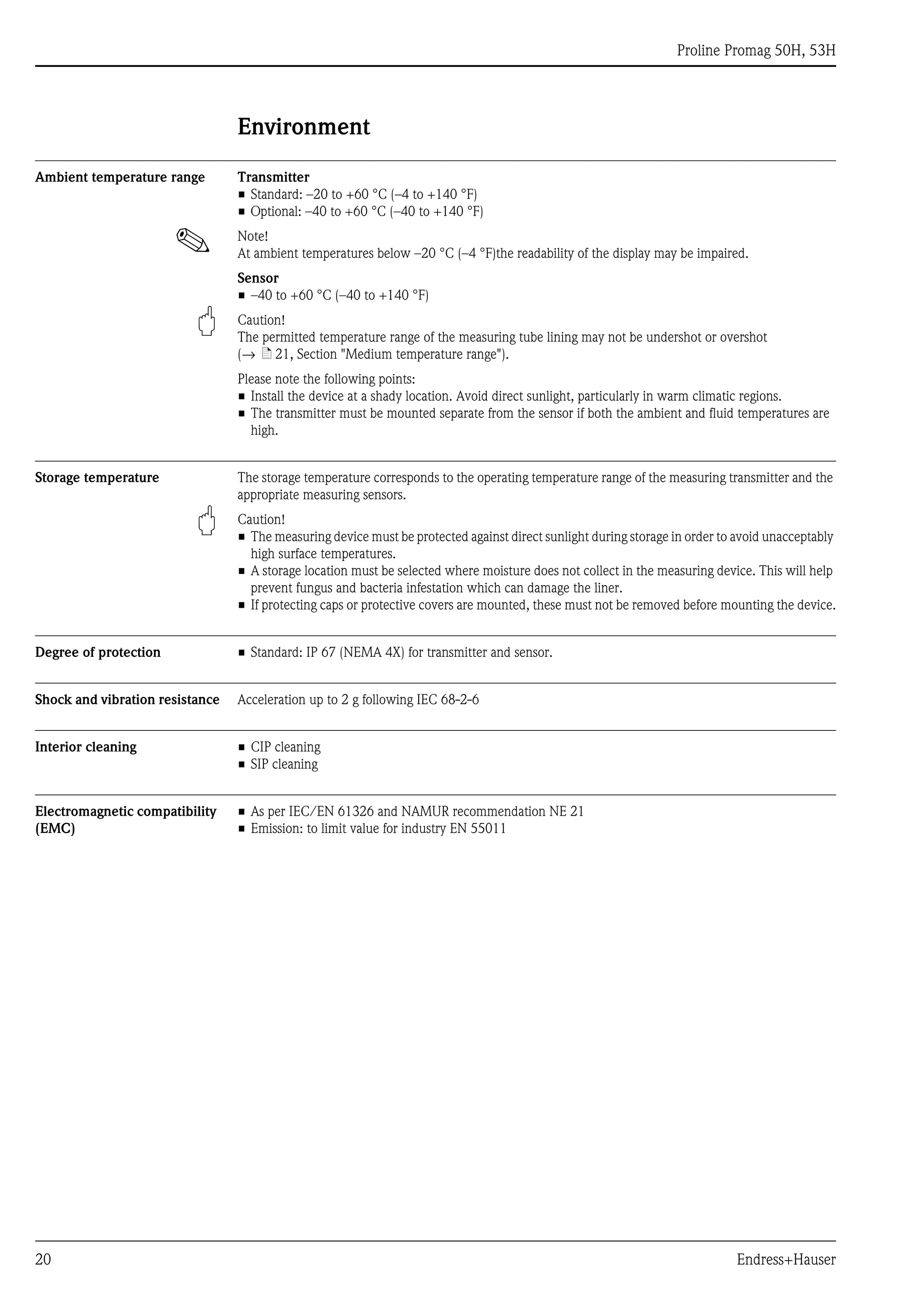 Proline promag 50 h endress+hauser datasheet-electromagnetic flowmeter ...