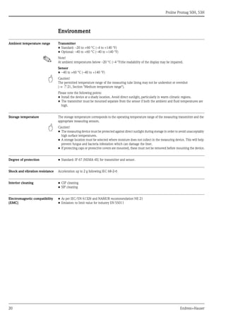 Proline promag 50 h endress+hauser datasheet-electromagnetic flowmeter ...