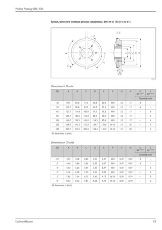 Proline promag 50 h endress+hauser datasheet-electromagnetic flowmeter ...