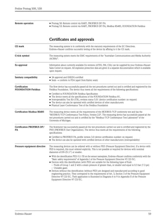 Proline promag 50 h endress+hauser datasheet-electromagnetic flowmeter ...
