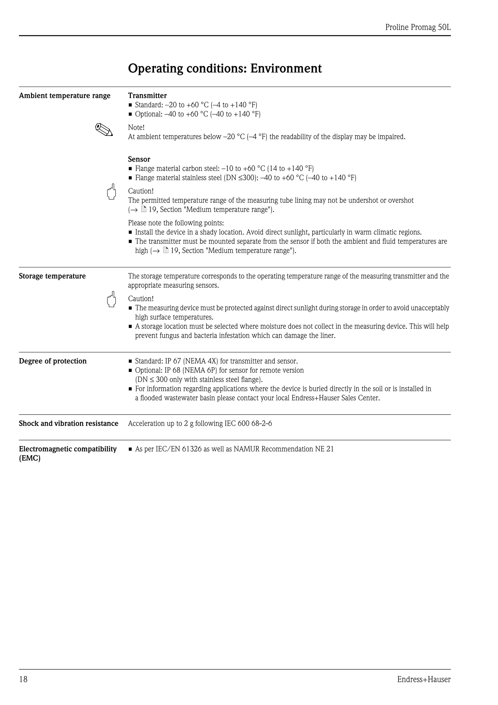 Proline promag 50 l endress+hauser datasheet-electromagnetic flowmeter ...