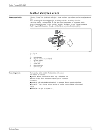 Proline promag 50 w endress+hauser datasheet-electromagnetic flowmeter ...