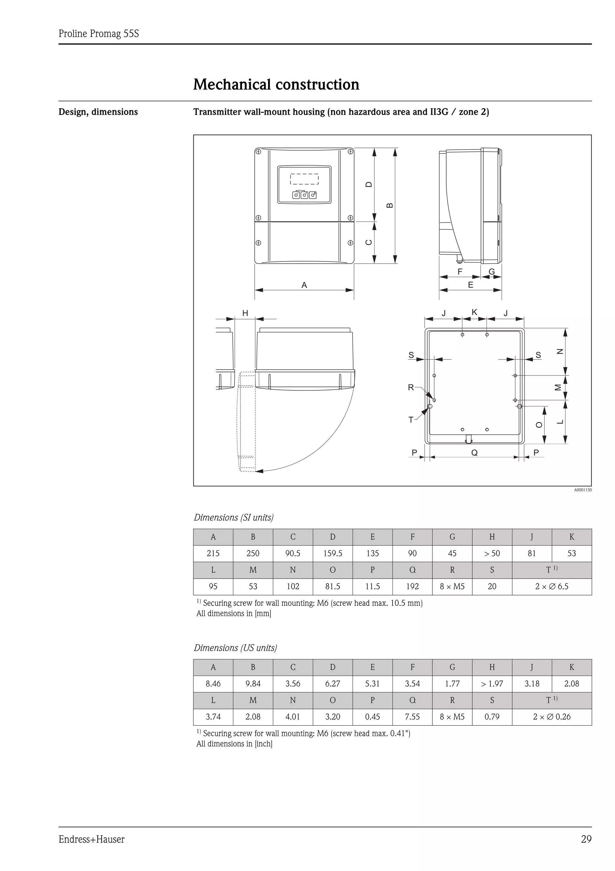 Proline promag 55 s endress+hauser datasheet-electromagnetic flowmeter ...
