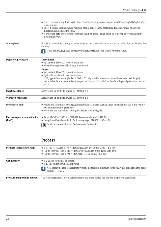 Proline Promag L 400-Electromagnetic Flowmeter | PDF