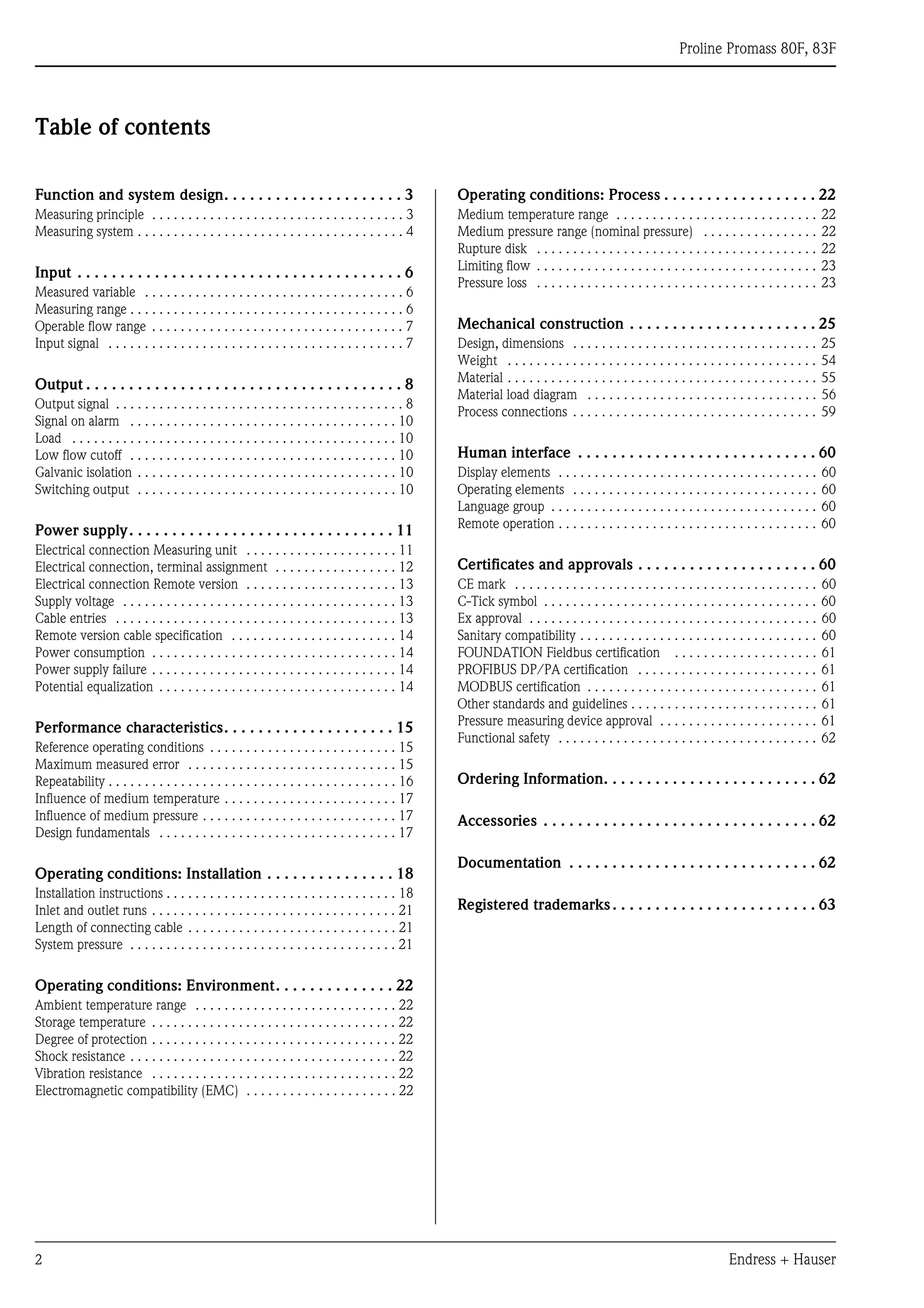 Proline promass 80 f 83f-endress+hauser datasheet-coriolis mass ...
