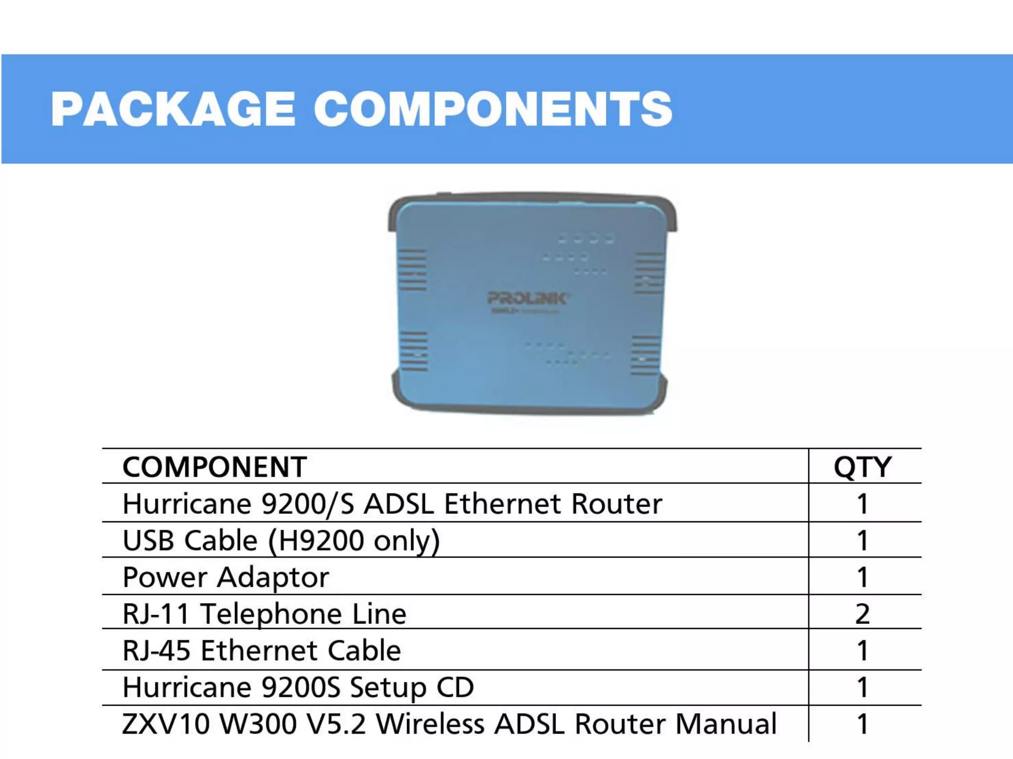 Prolink H9200 S Router Configuration Guide | PPT