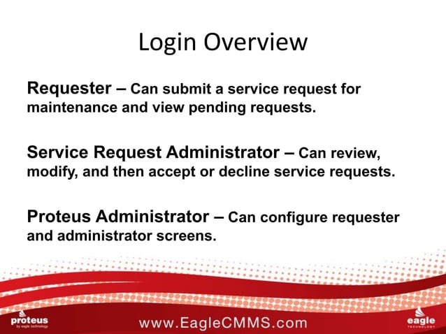 ProLink III Web Based Service Request Module | PPT