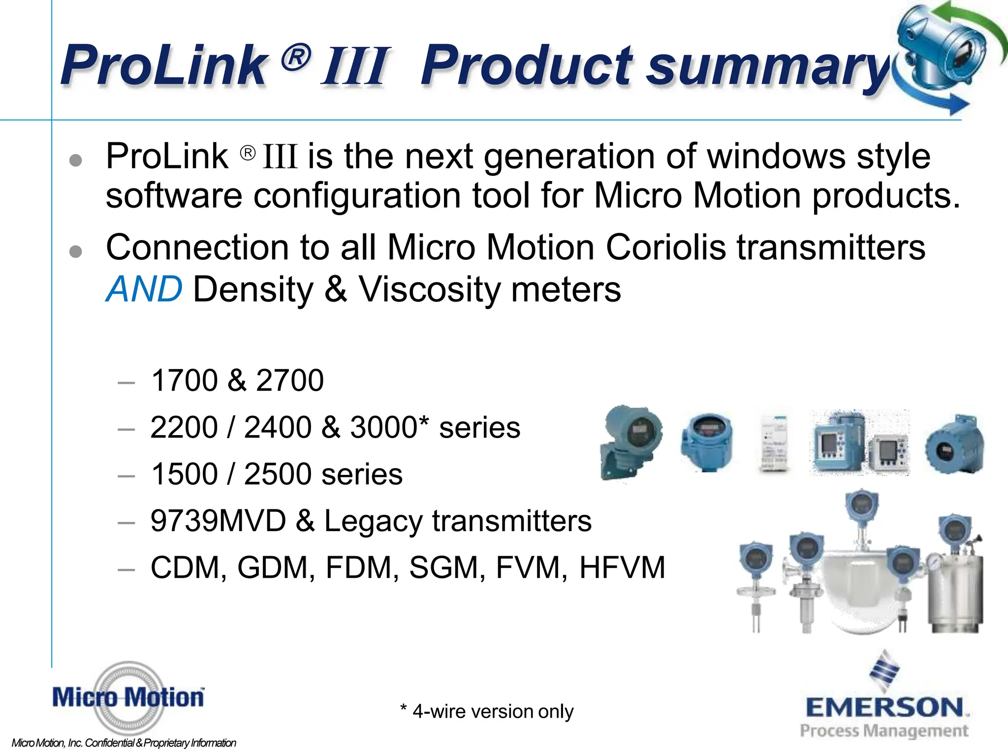 MicroMotion Coriolis ProLink III Slide.pptx