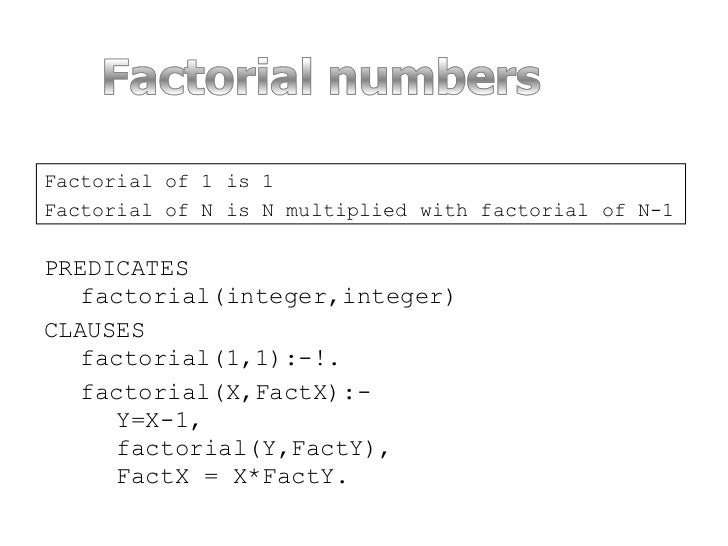Artificial intelligence Prolog Language