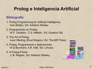 Curso Taller de Prolog e Inteligencia Artificial | PPT