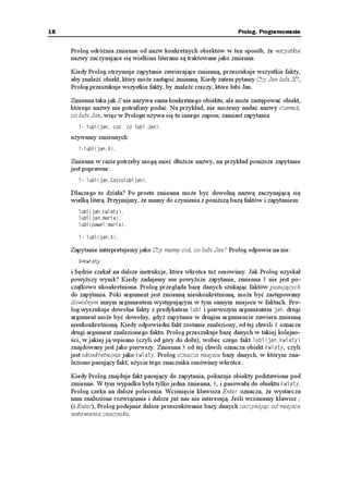 Prolog. Programowanie | PDF