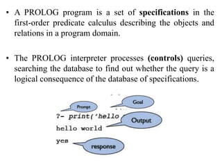 PROLOGPROLOGPROLOGPROLOGPROLOGPROLOGPROLOGPROLOGPROLOG | PPT | Programming Languages | Computing