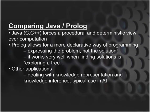 Prolog And Lisp Pptx Programming Languages Computing 0686