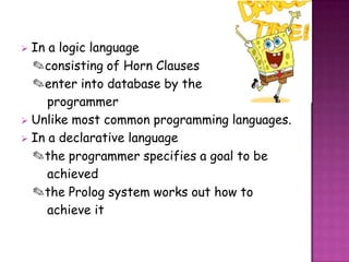 Prolog (present) | PPT