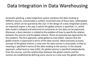 Datawarehousing Terminology | PPT