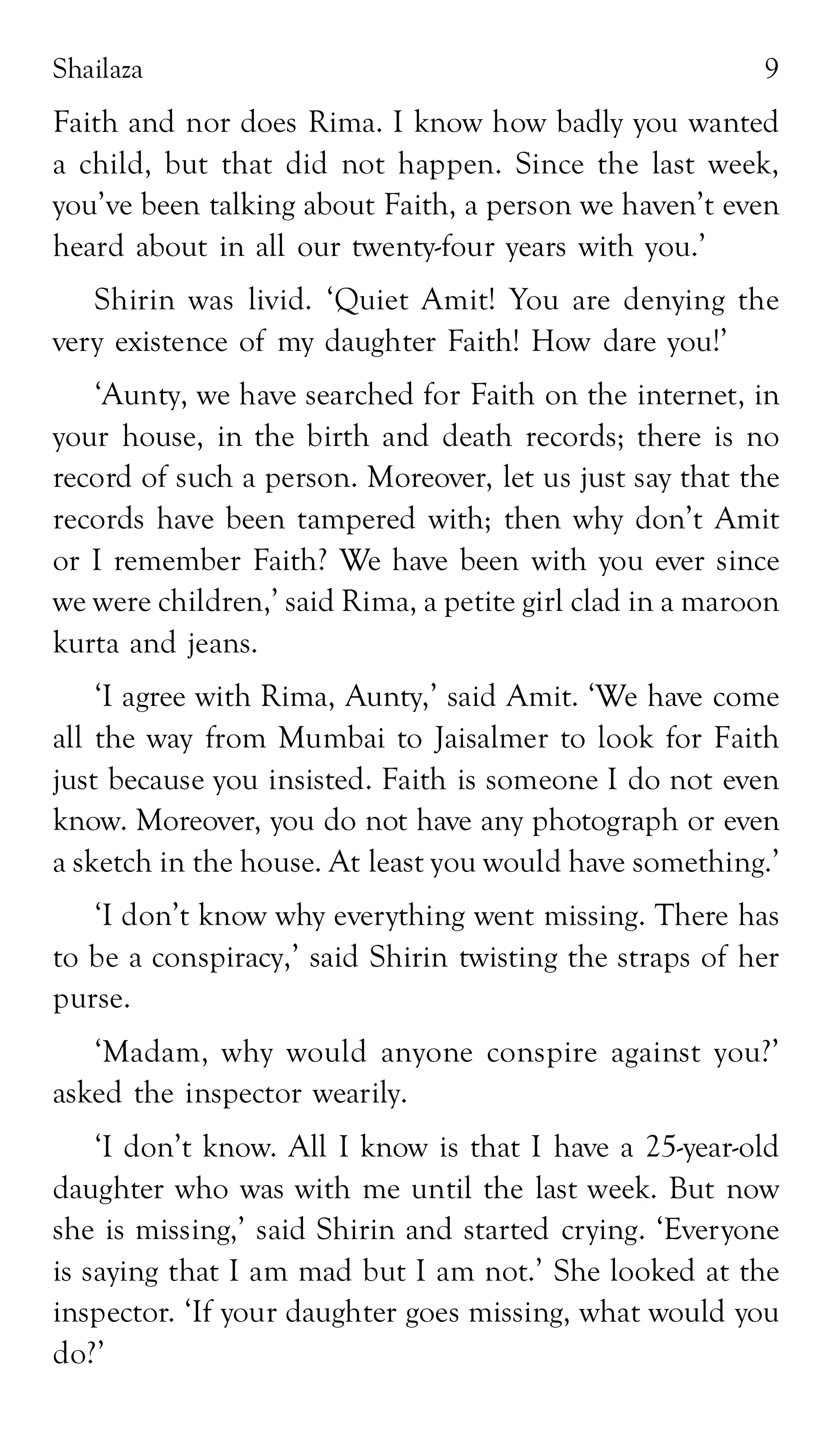 Prologue of Faith-The mystery of the missing girl | PDF