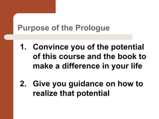Prologue | PPTX
