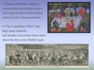 Prologue to the canterbury tales | PPTX