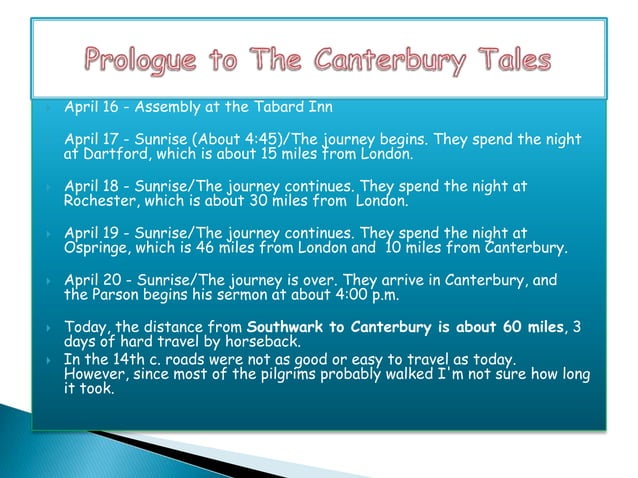 Prologue to the canterbury tales | PPTX | Christianity | Religion ...