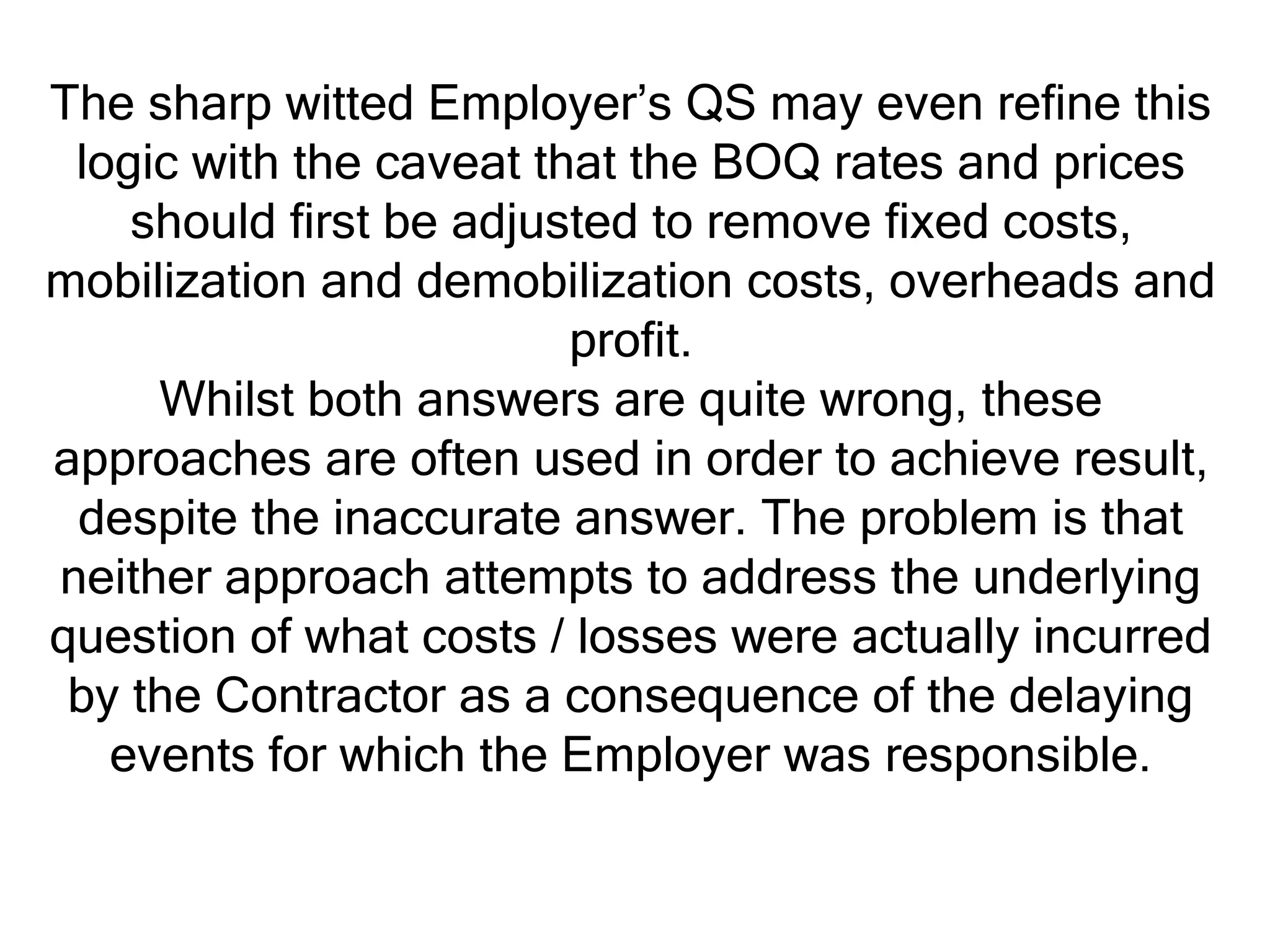 Prolongation cost calculation | PPTX