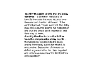 Prolongation cost calculation | PPTX